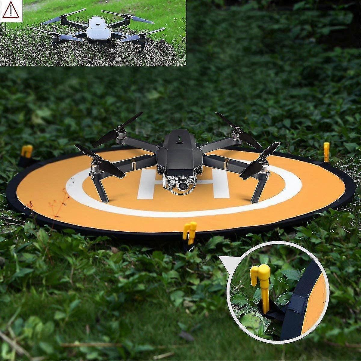 Drone Landing Pad, 75cm/29.52in Universal Luminous Foldable Helipad ...