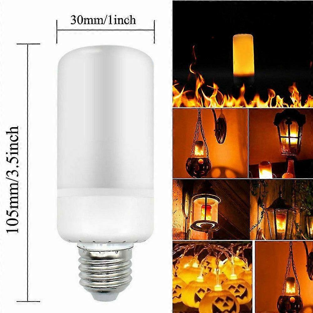 4 Modes E27 5w Led Burning Flicker Flame Bulb Lamp Decor | Fruugo UK