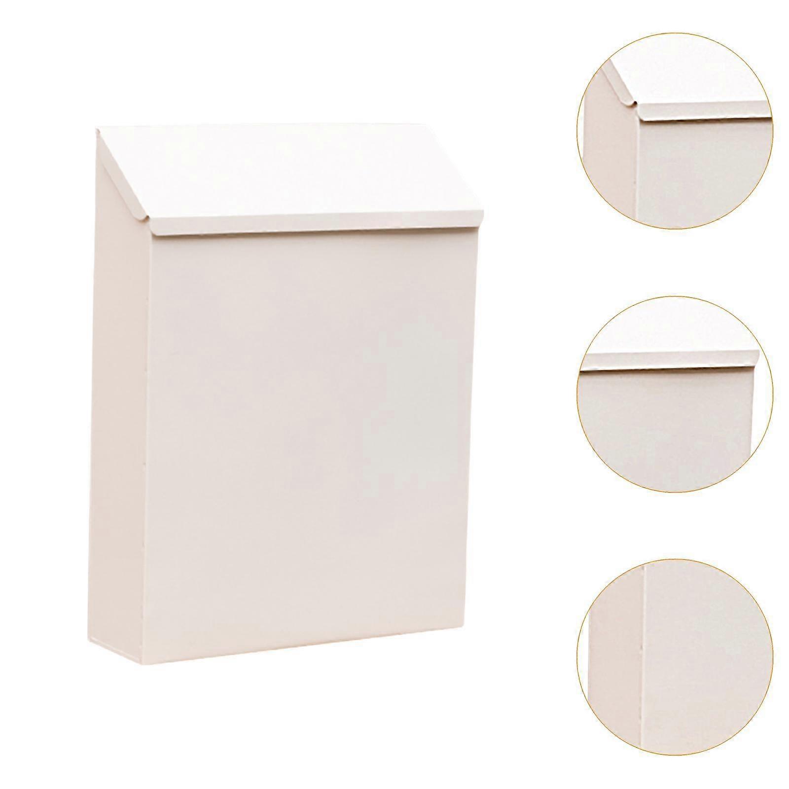 Wall Mounted Mailbox Decorative Modern Letter Box for Front Door House ...