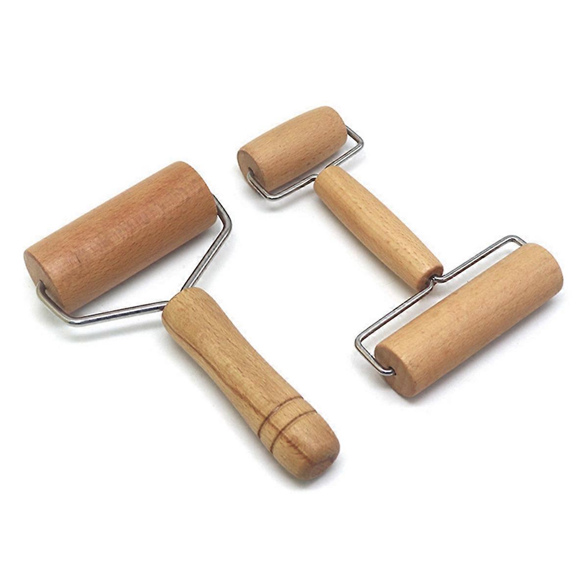Rolling Pin Pastry and Pizza Roller Wooden Baking Crush Nuts Crackers ...
