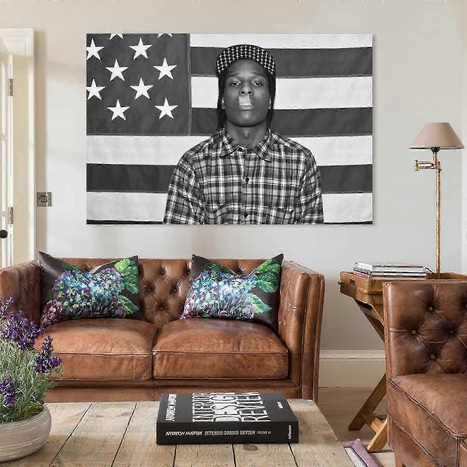 A-AP Rocky ASAP American Flag Rap Rapper Motivational Inspirational ...