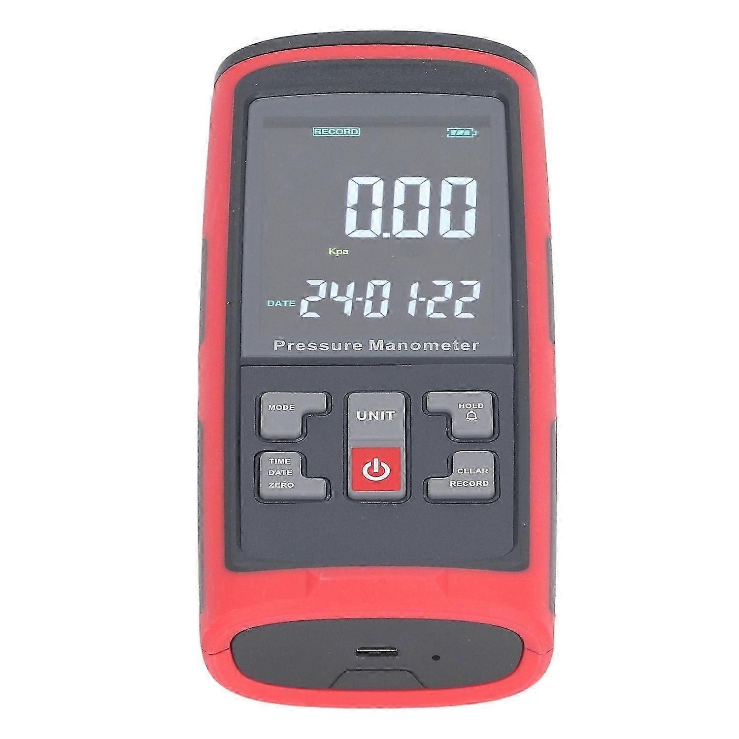 Digital Pressure Manometer with Data Recording High Accuracy ...