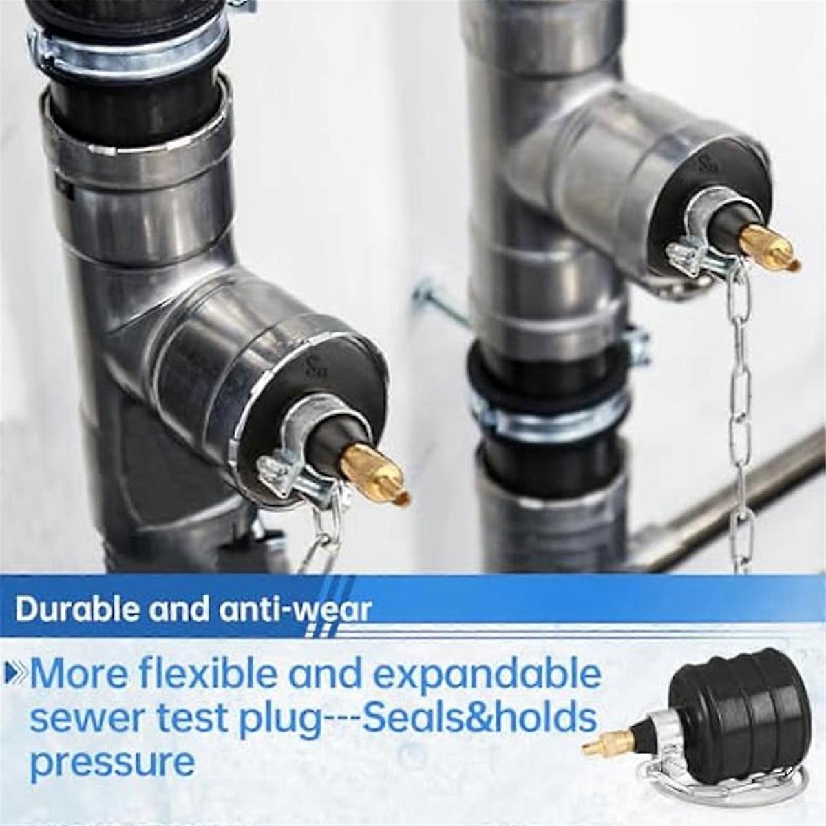 2pc 2in Test Ball Pipe Plug,Pipe Pressure Test Plug,for Sewer Drain ...