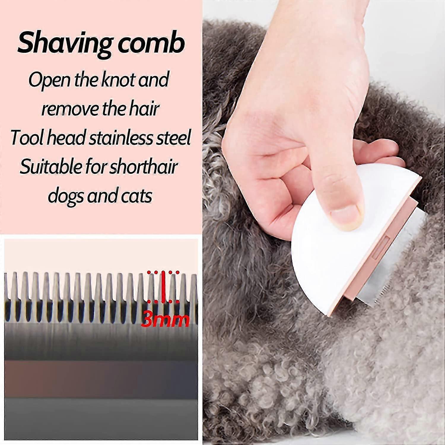 Dog With Undercoat Rake Dog Combing Large Small Dogs Cats And Rabbits ...