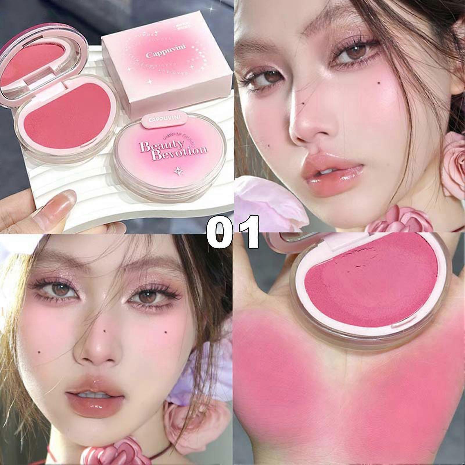 Woman All-Day Face Matte Blush Long-lasting Face Makeup Palette for ...