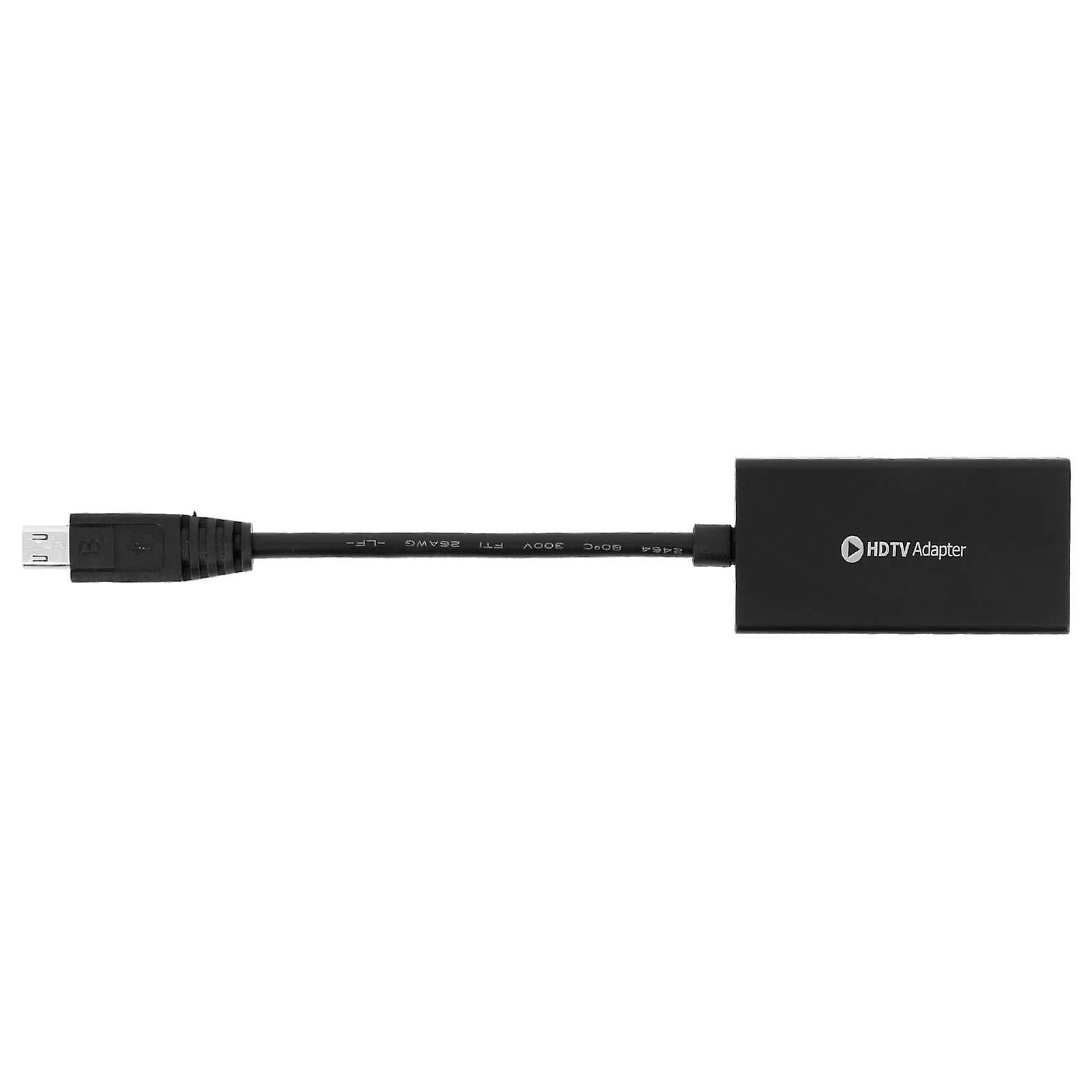 Câble adaptateur HML HDMI vers Micro-USB pour smartphone et tablette ...