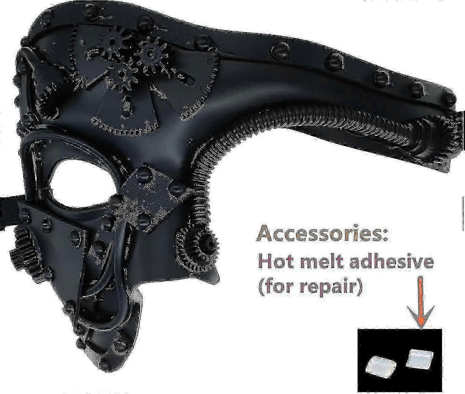 Metal Cyborg Mask, Masquerade Mask For Halloween Costume Party/phantom ...