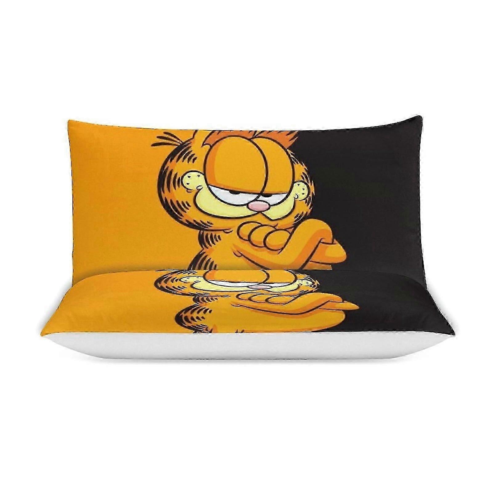 Garfield Bedding Sets Cute Bed Cover Anime Cartoon 3D Printed ...
