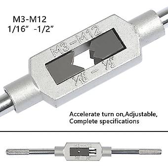 Thread Gauge 8 Piece Tap Wrench Set, Metric Tap Set, Hand Screw Taps, Metric Thread Tap Set, M3 ...