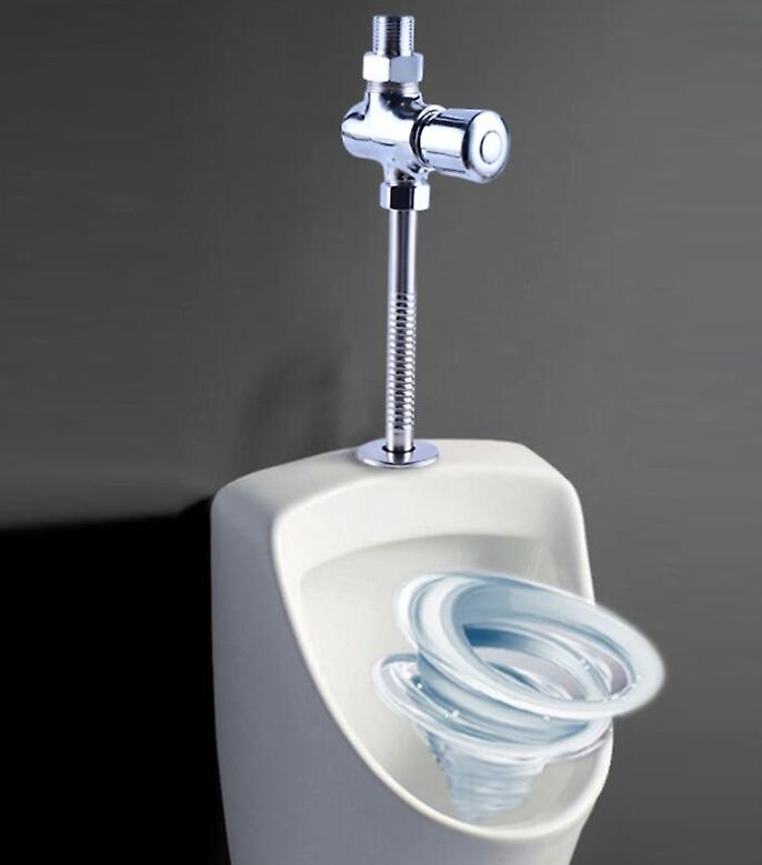 Flush Urinal, Toilet Flush Valve Auto Detector with Iron Button ...