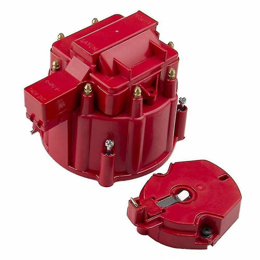 Red Male Hei Distributor Cap Coil And Rotor For Sbc Bbc 305 350 454 ...