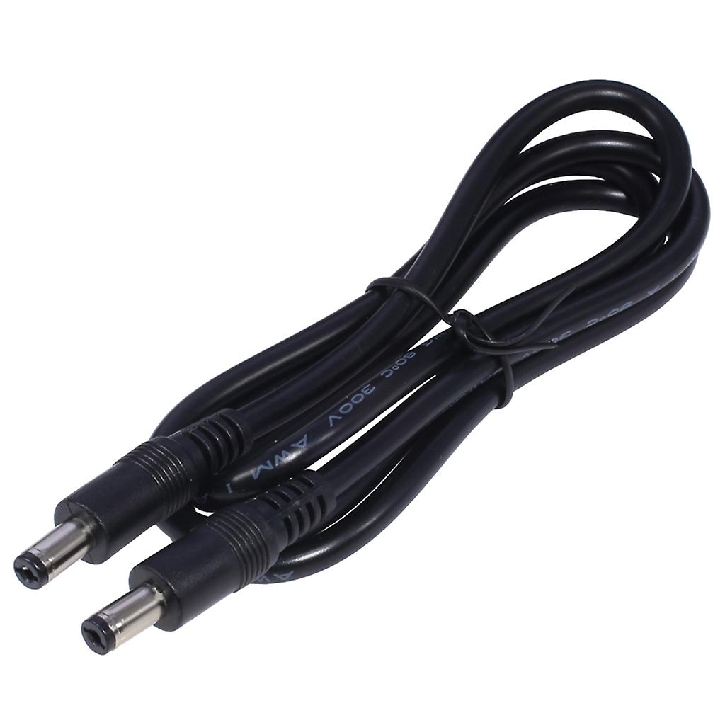 Dc5521 To Dc5521 Cable Cord 18awg Dc5.5m X 2.1mm Male To Male Plug ...