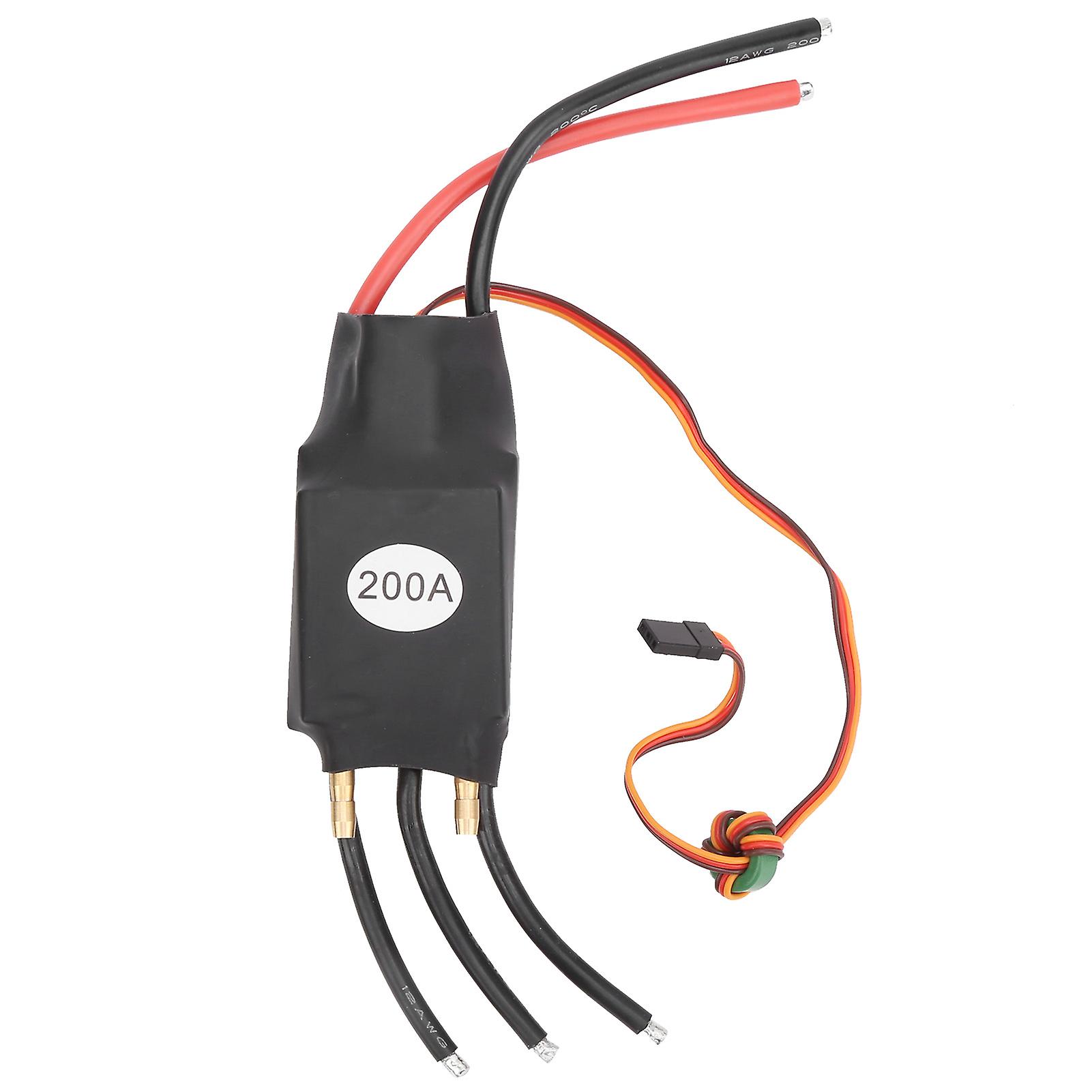 RC Boat Model 200A Brushless Water Cooling Electric Speed Controller ...