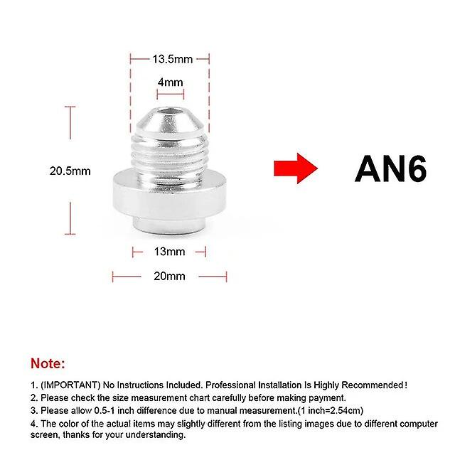 AN6 AN8 AN10 AN12 AN16 AN20 Aluminum Nitrogen Hose Fitting Male Billet ...