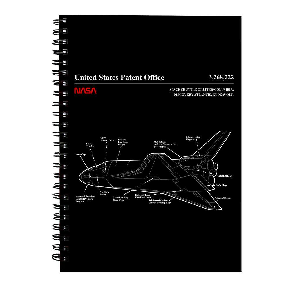NASA Space Shuttle Orbiter Blueprint Spiral Notebook | Fruugo UK
