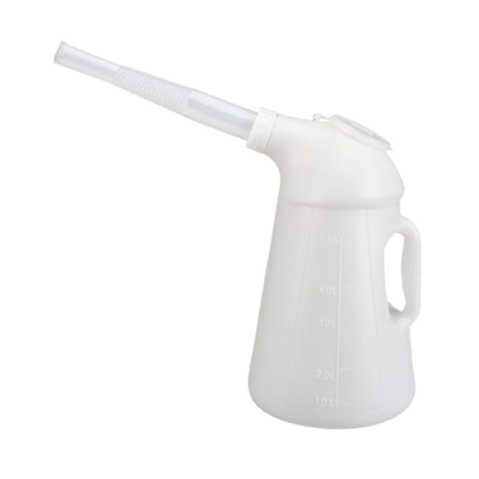 Oil Jug with Spout Engine Oil Dispenser Jug, Durable Leakageproof Oil ...