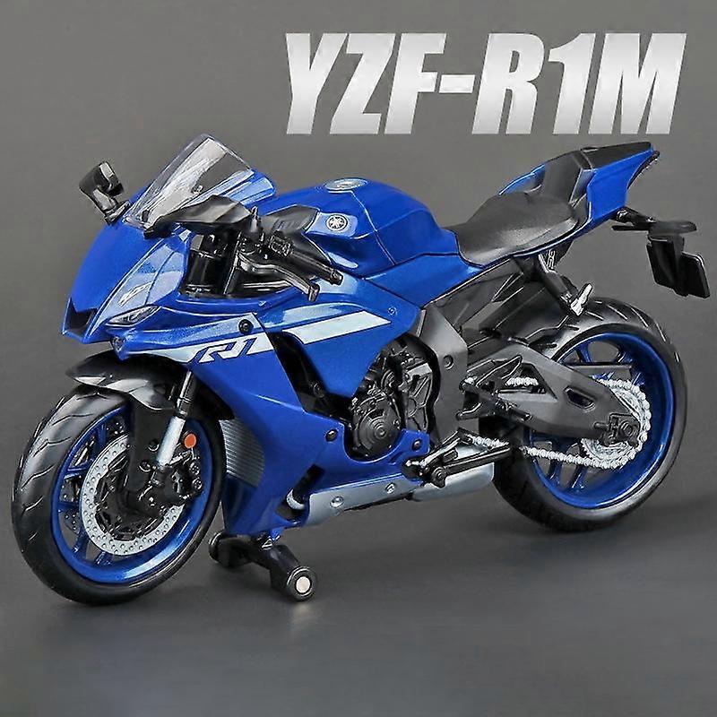 1:12 Yamaha YZF-R1M 60th Anniversary Motorcycle Model Toy Vehicle ...