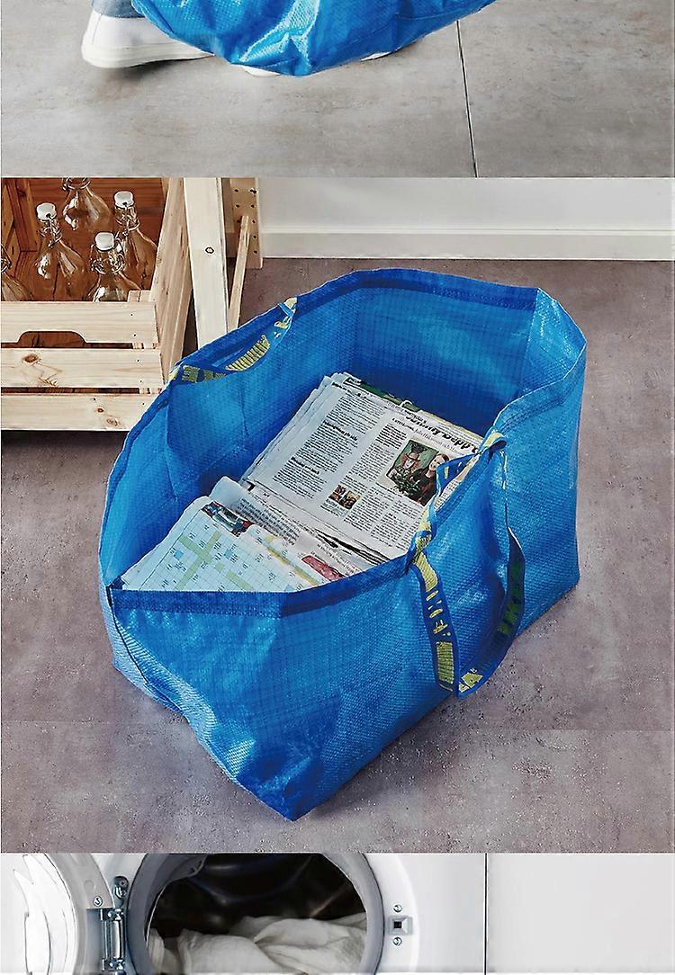 Set of 5 large Frakta Blue bags Maximum capacity 25 kg | Fruugo UK