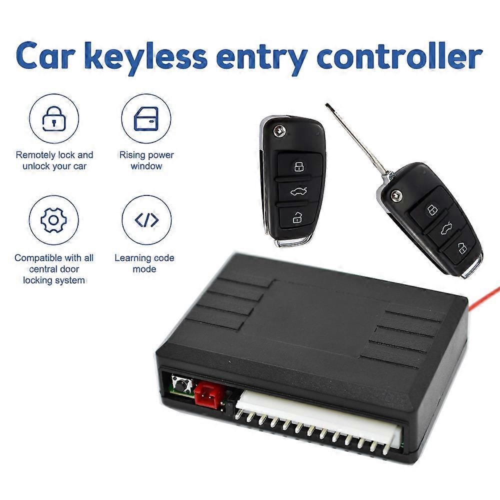 12V Car Key Systems Key blade Remote Central Kit Door Lock Vehicle less ...