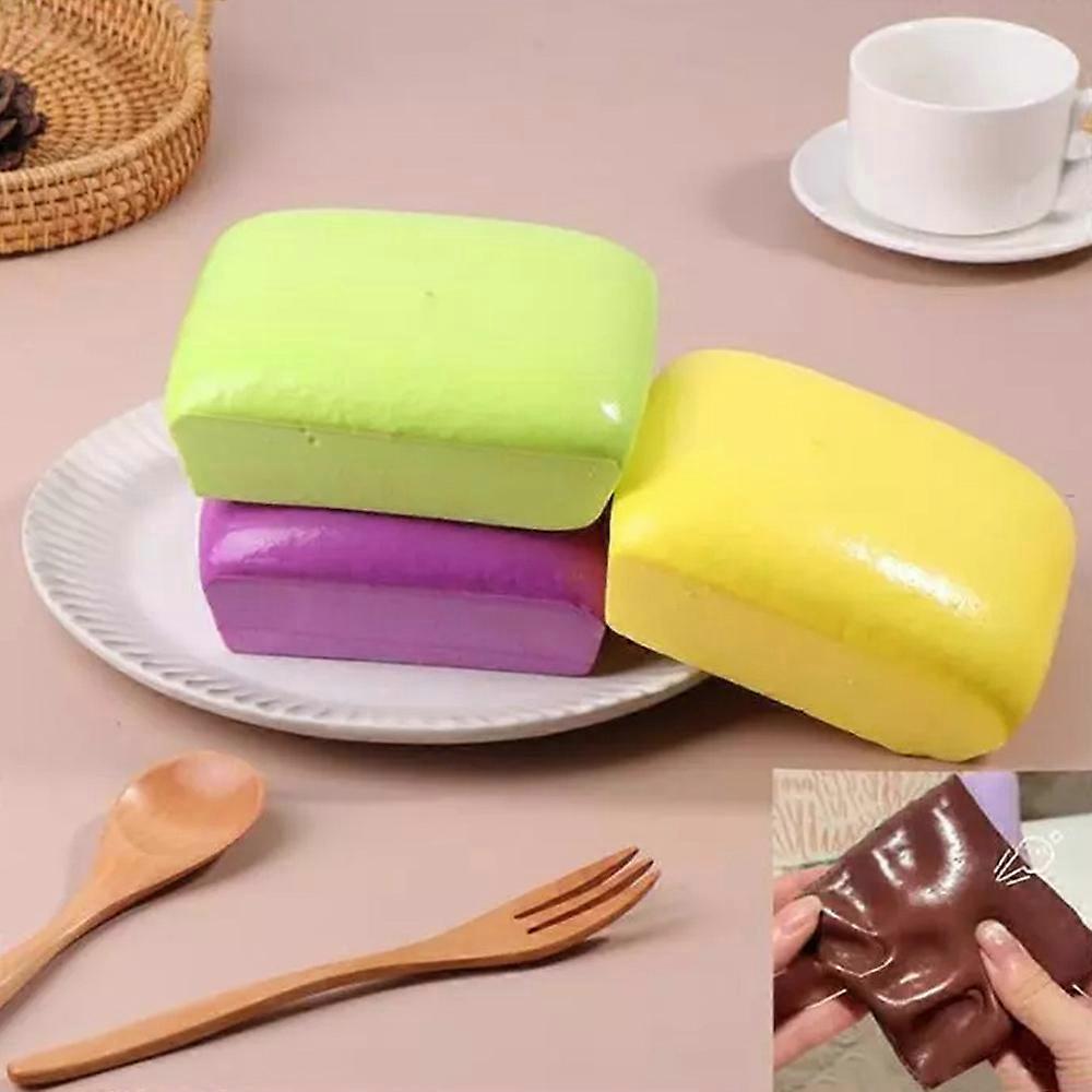 Sticky Bread Squishy,Sticky Toast Squishy,Toast Sliced Bread Stress Toy ...