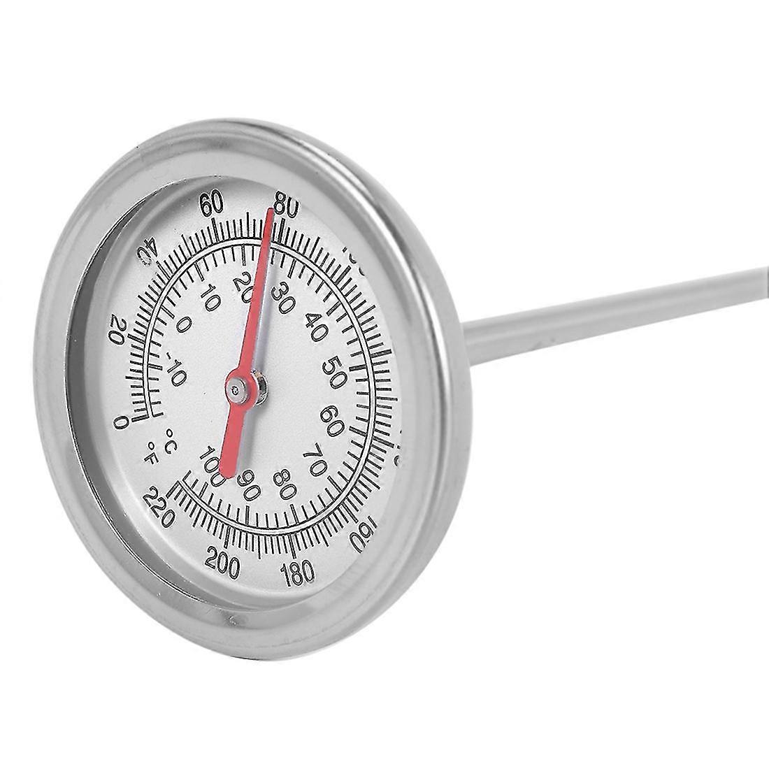 Long Stem Compost Soil Thermometer - Fast Response Stainless Steel 20 ...