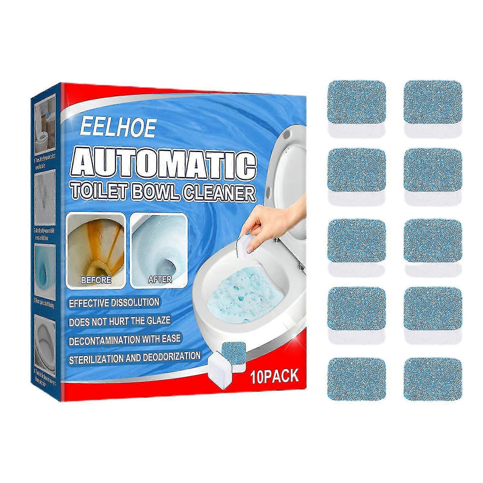 10pcs Toilet Cleaner Blocks Bathroom Toilet Bowl Cleaner Deodorizing ...