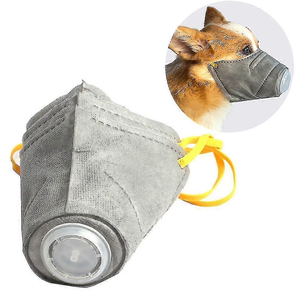 3pcs Dog Soft Face Mask Pet Respiratory Cotton Mouth Filter Anti Dust ...