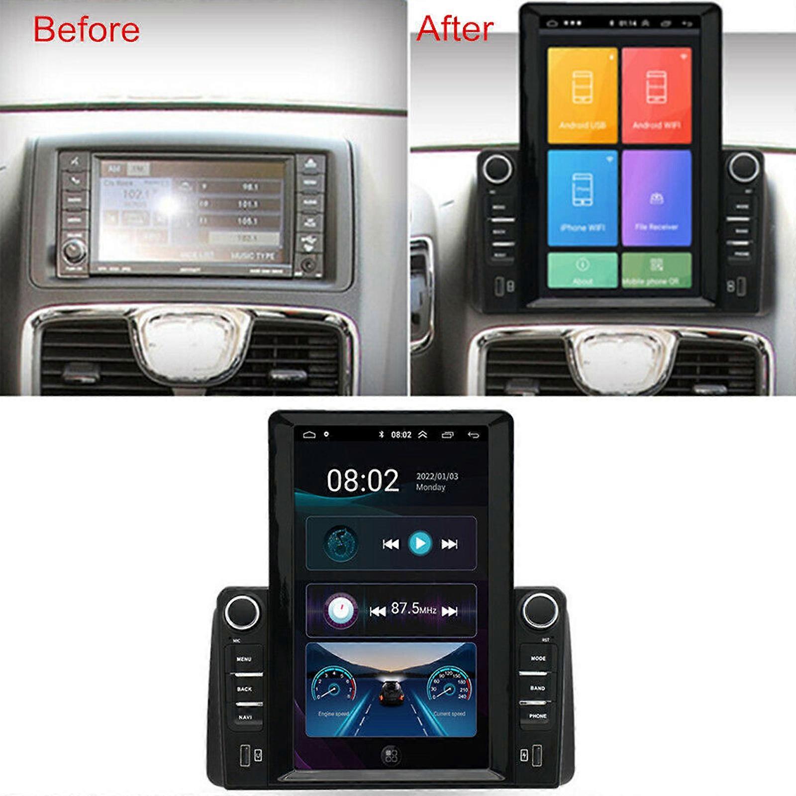 For 2011-2020 Dodge Grand Caravan Stereo Radio Apple CarPlay Android 12 ...
