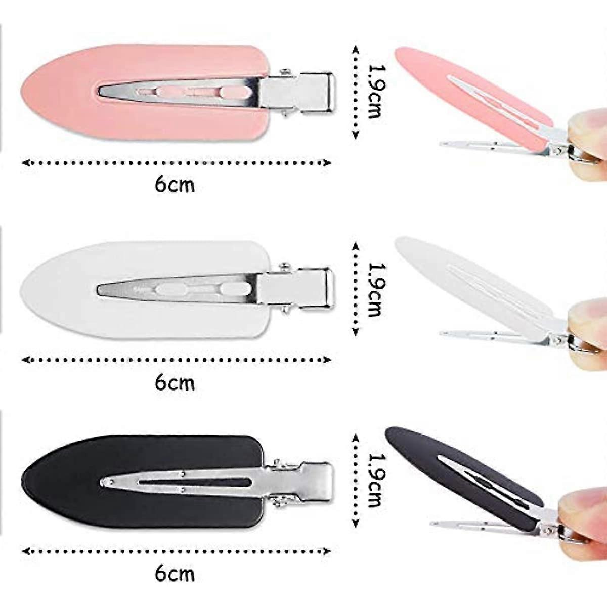 24 Pcs No Bend Hair Clips No Crease Hair Pin Clips Creaseless Styling ...