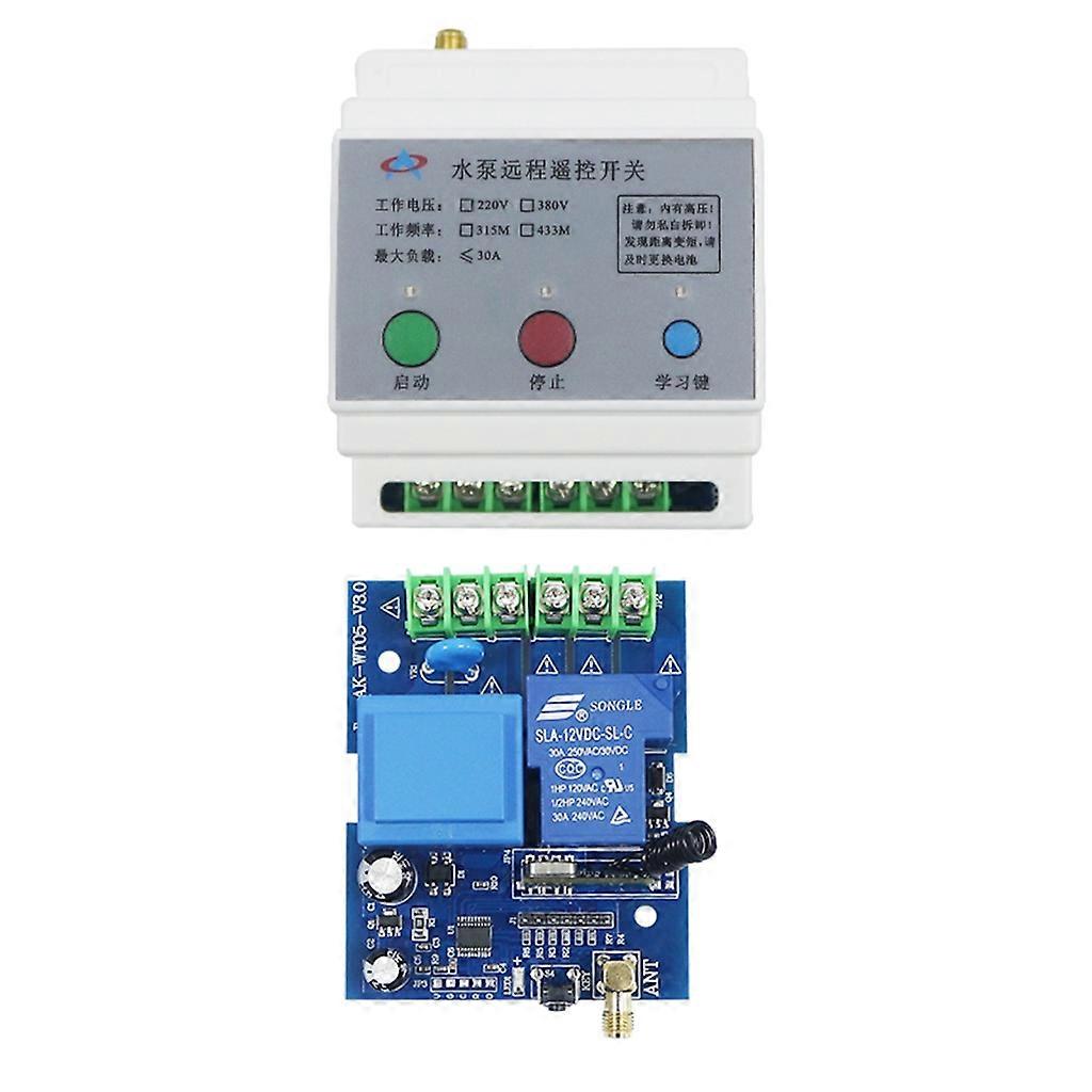 High Power Water Pump Control Wireless Remote Control 315MHz 433MHz ...