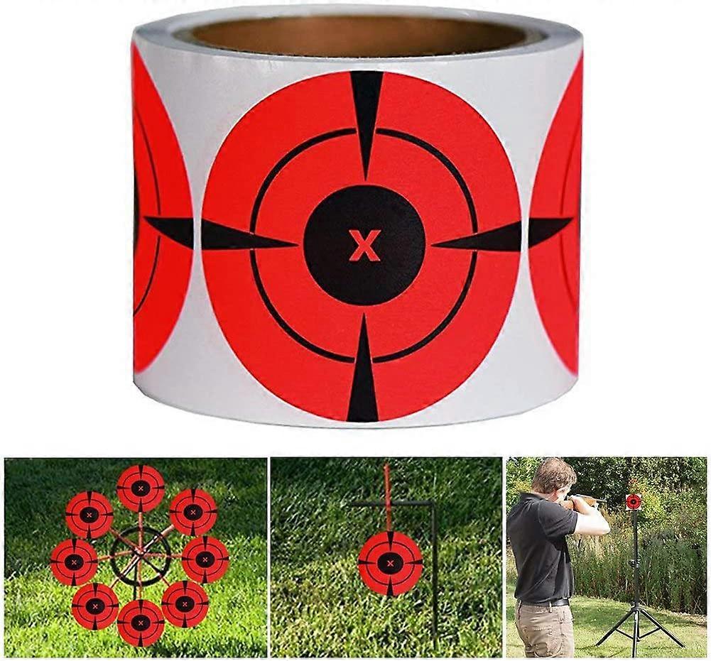 Target Sticker Roll, Self Adhesive Shooting Targets, Bright Fluorescent ...