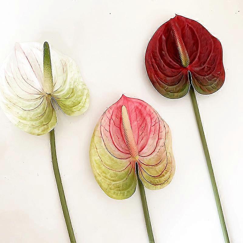 Single Branch 3d Simulation Anthurium Home Green Plants Potted ...