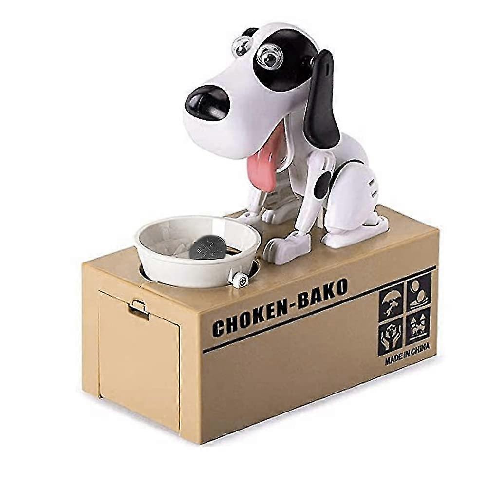Hungry Dog Piggy Bank, Cute Dogs Steals Coins Like Magic Coin Nibble ...