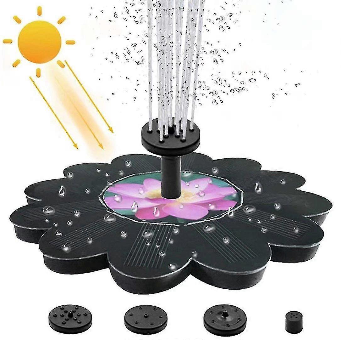Floating Solar Powered Floating Fountain With 4 Nozzles, Suitable For ...