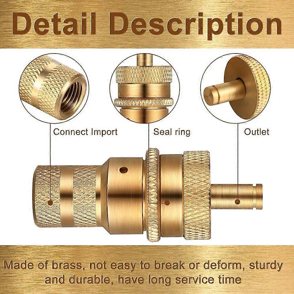 Universal Offroad Tire Deflators Automatic 6-30 PSI Brass Tyre Deflator ...