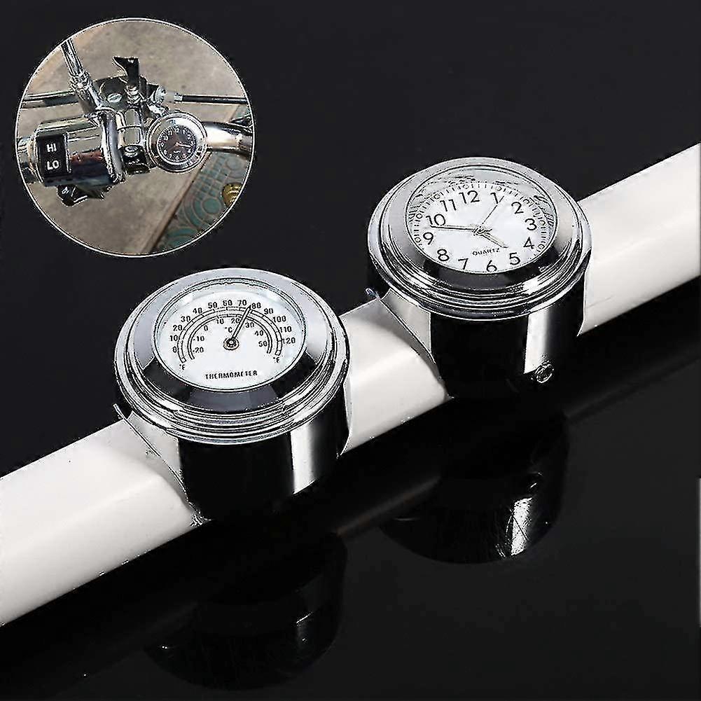 Motorcycle Handlebar Watch, 7/8 "waterproof Motorcycle Handlebar Mount ...