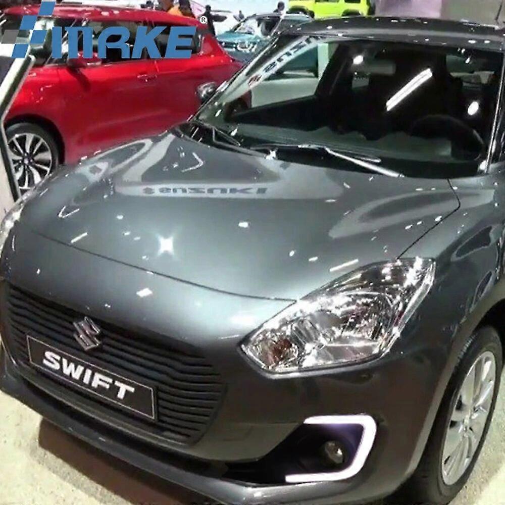 Car Flashing 1 Pair Car DRL For Suzuki Swift 2018 2019 Daytime running ...