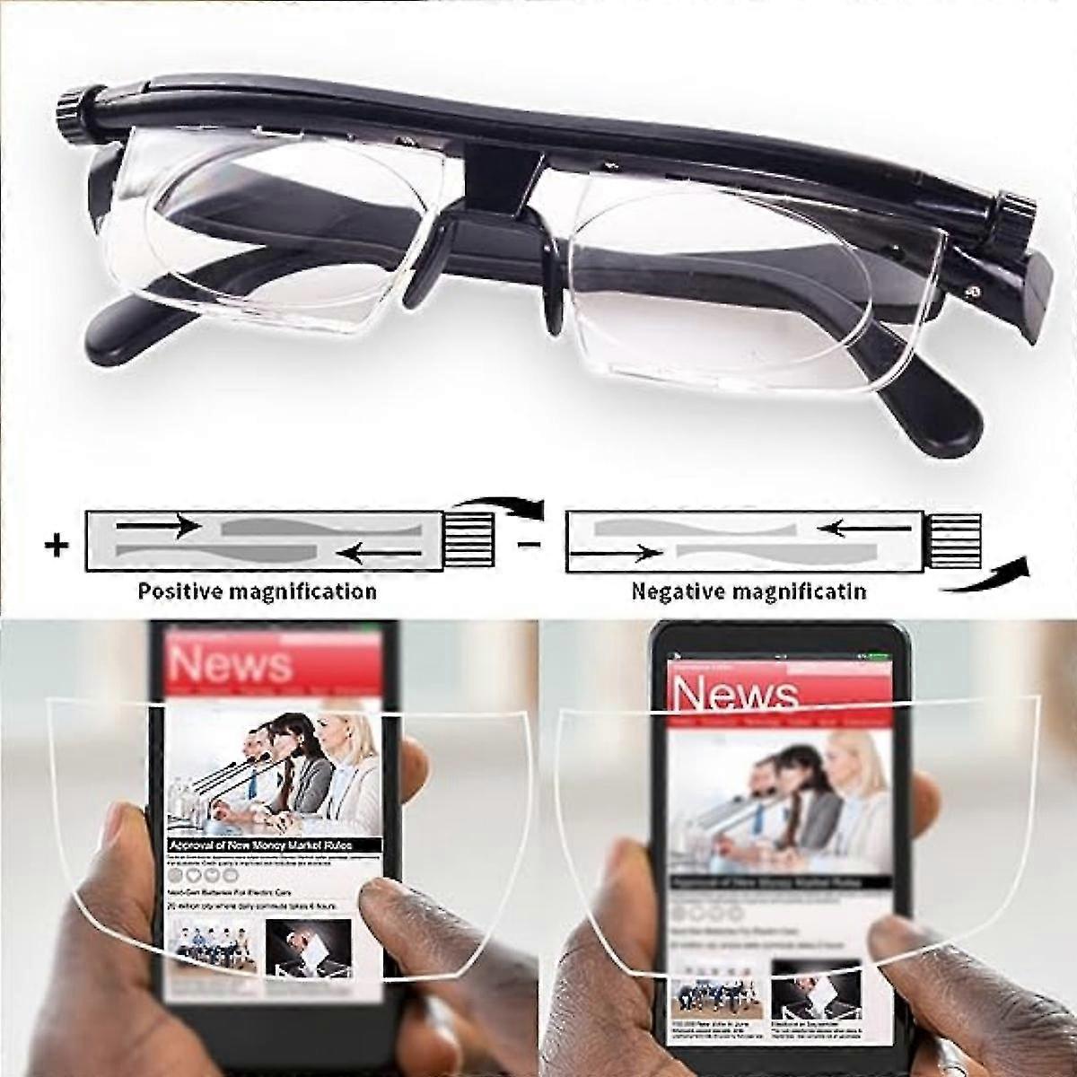Eyeglasses Focal Adjustable Glasses Near And Far Sight, Glasses ...