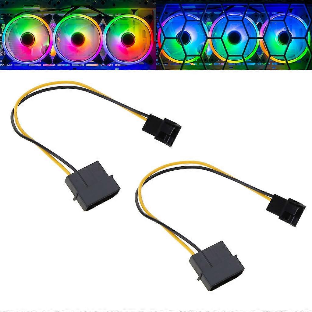 PC Fan Kablosu D Tipi Büyük 4Pin IDE - 3Pin Fan Gücü Erkek CPU / Kasa Fan Kablosu | Fruugo TR