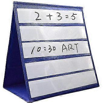 Desktop Pocket Chart Double-sided And Self-standing Mini Pocket Chart ...