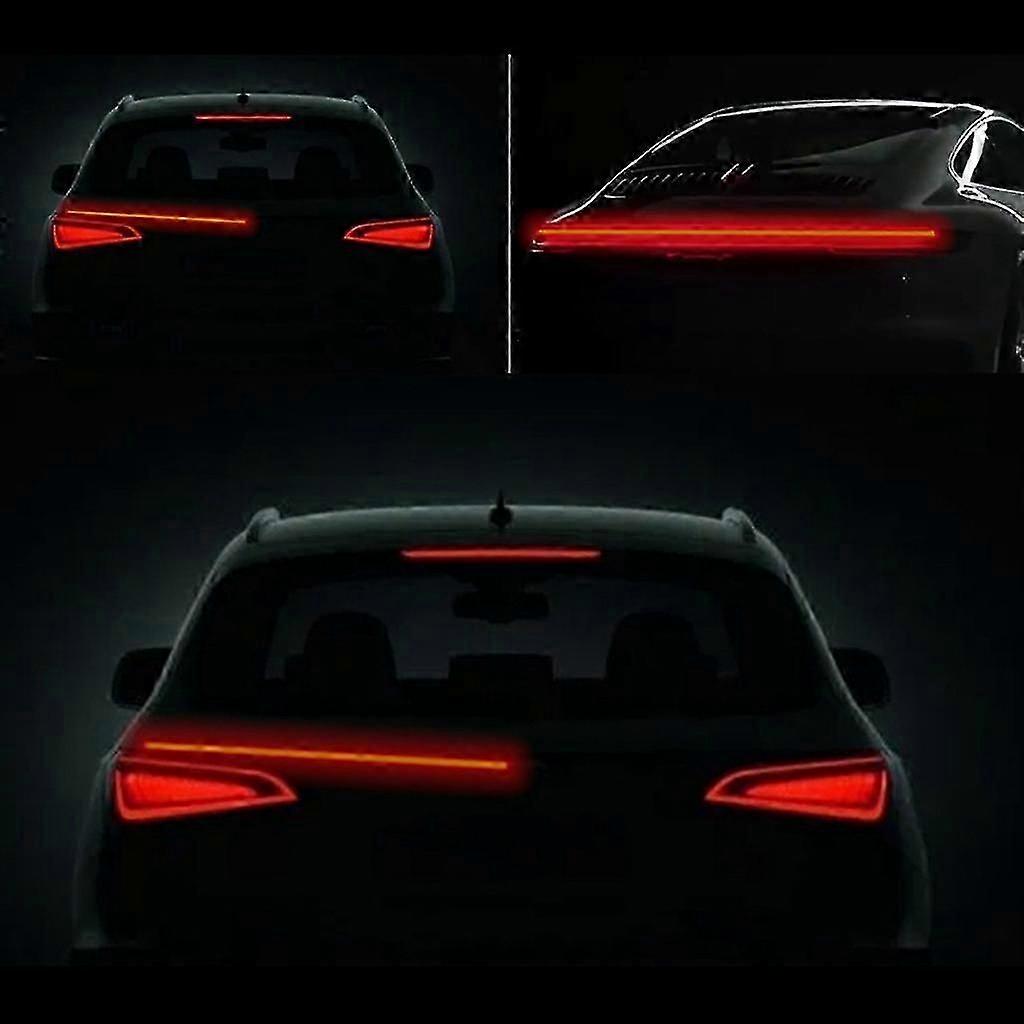 Universal LED Rear Spoiler Lip Kit for Car Trunk Exterior Brake Light ...