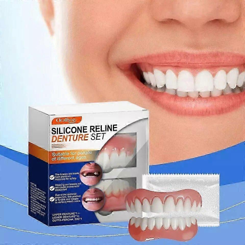 Silicone Relinedenture Set, Denture Reline Kit, Denture Set | Fruugo AU