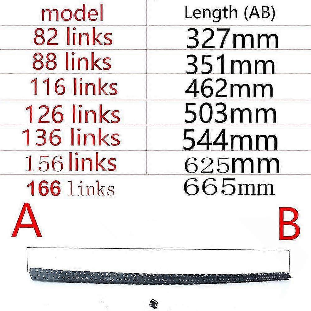 T8f Chain With Spare Master Link For Mini Dirt Bike Quad Atv 47cc 49cc ...