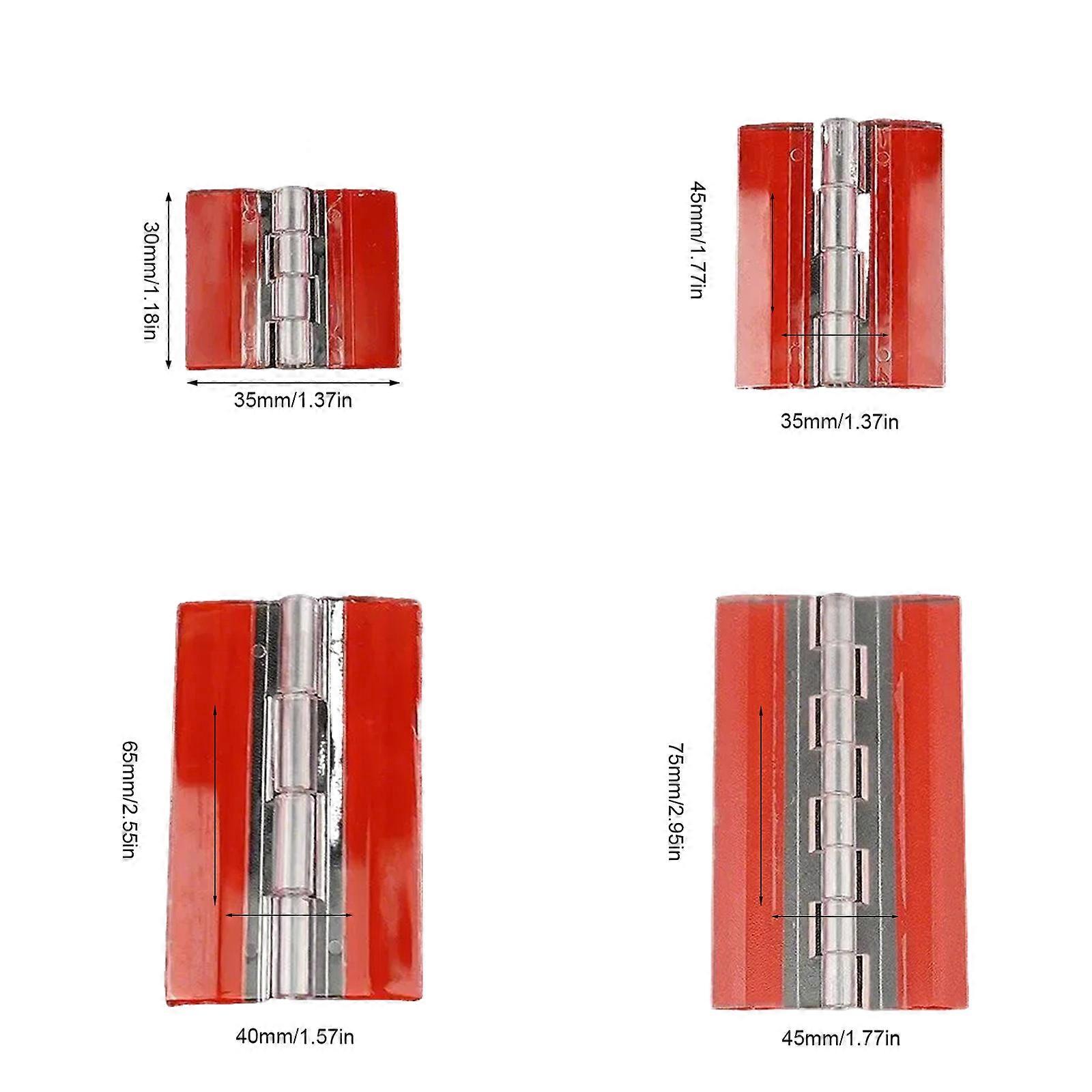 10pcs No Drill Clear Hinges Acrylic Door Hinges Flexible Folding Hinges ...