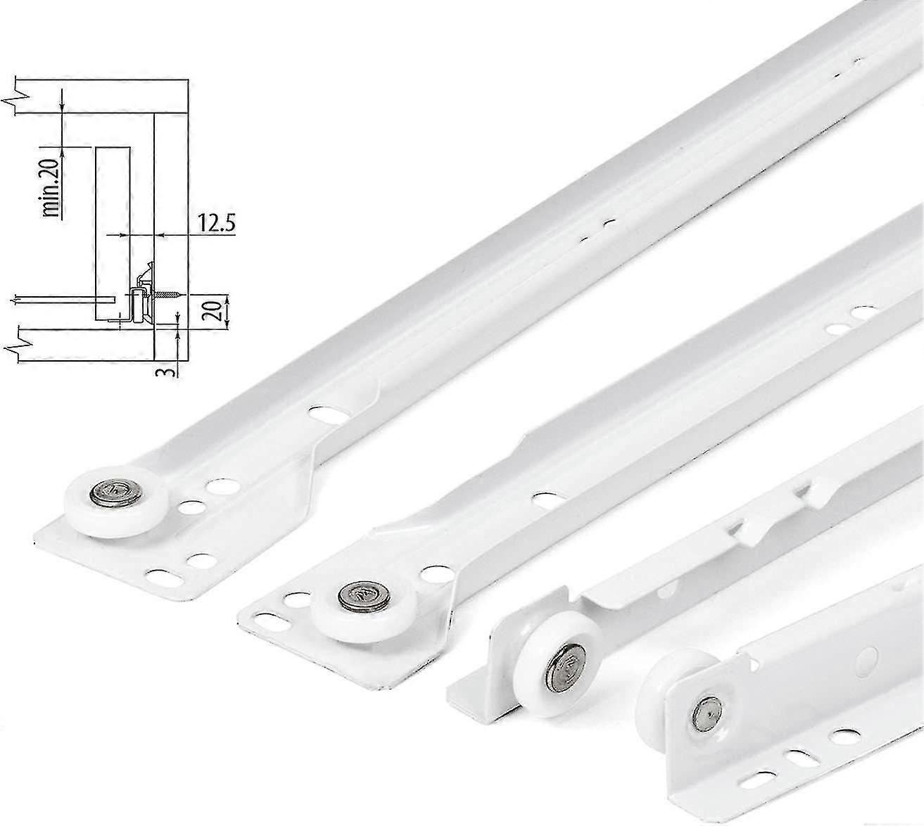 Drawer Runner 400mm - Set Of 2 (1 Pair) Sliding Drawer Runners, In ...