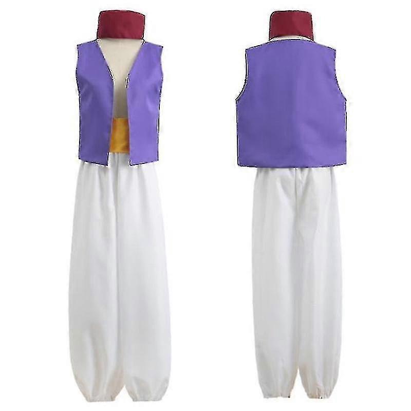 Adult Mythical Prince Aladdin Halloween Cosplay Costume for Men's Party ...