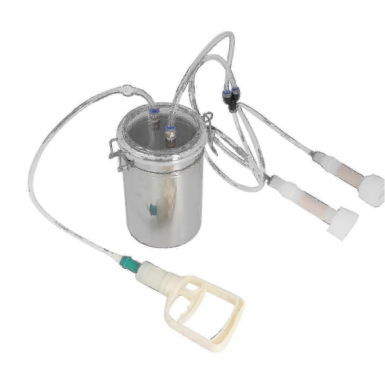 Manual Milking Machine 2000ml Effort Saving Control Stainless Steel ...