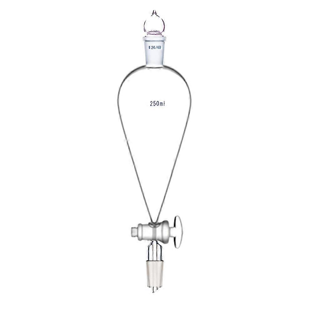 Glass Pyriform Separatory Funnel Both 24/40 JointPear Shape W/Glass ...
