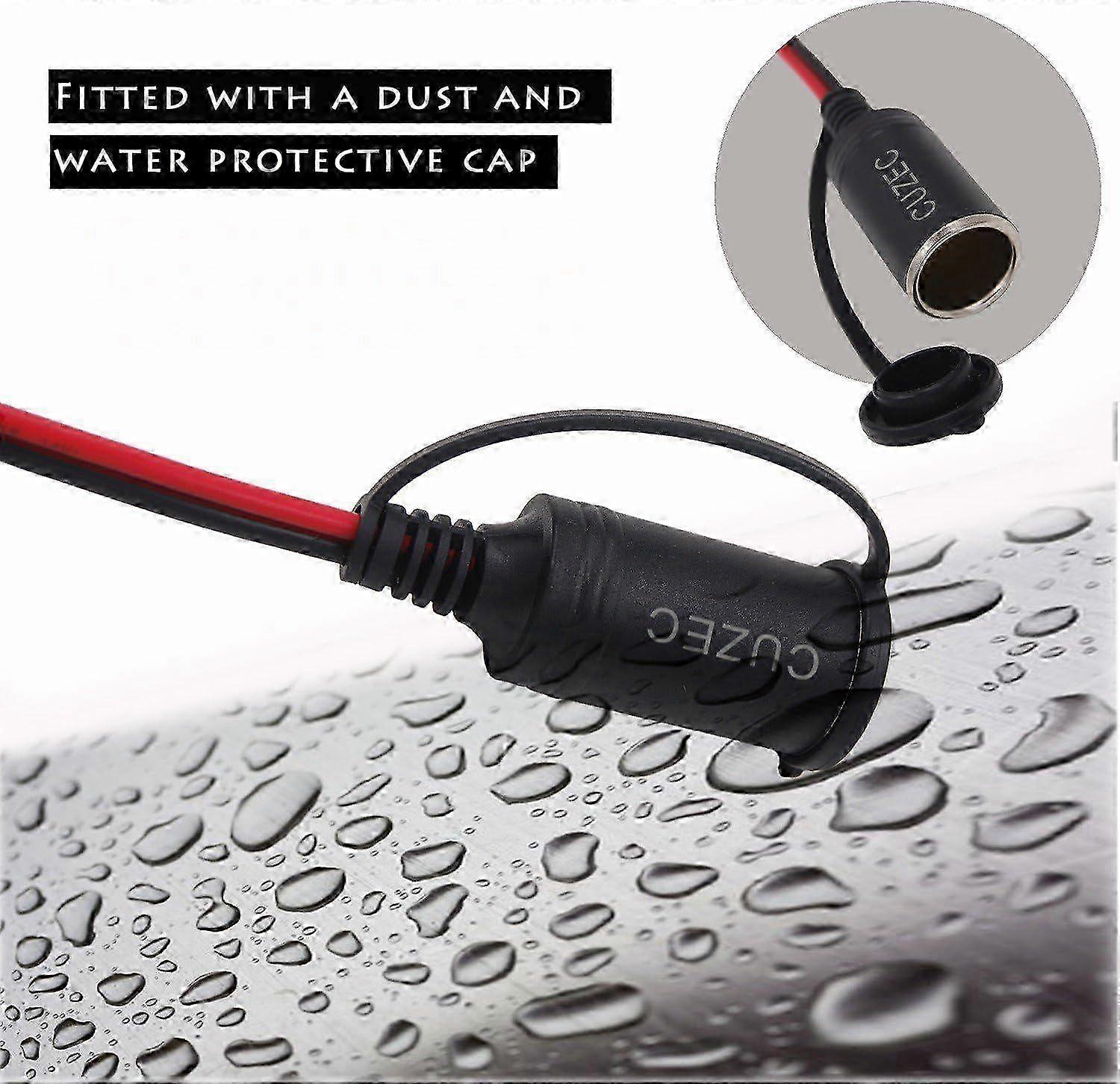 High quality 12V/ 24V Extension Cord Plug Socket with Battery Clamp ...