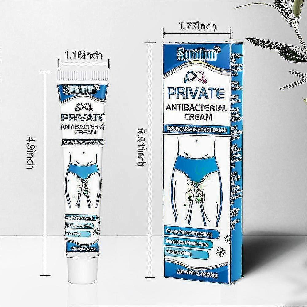 Men's Hygiene Cream - Anti-Itch, Antibacterial, Deodorizing Formula 20g ...